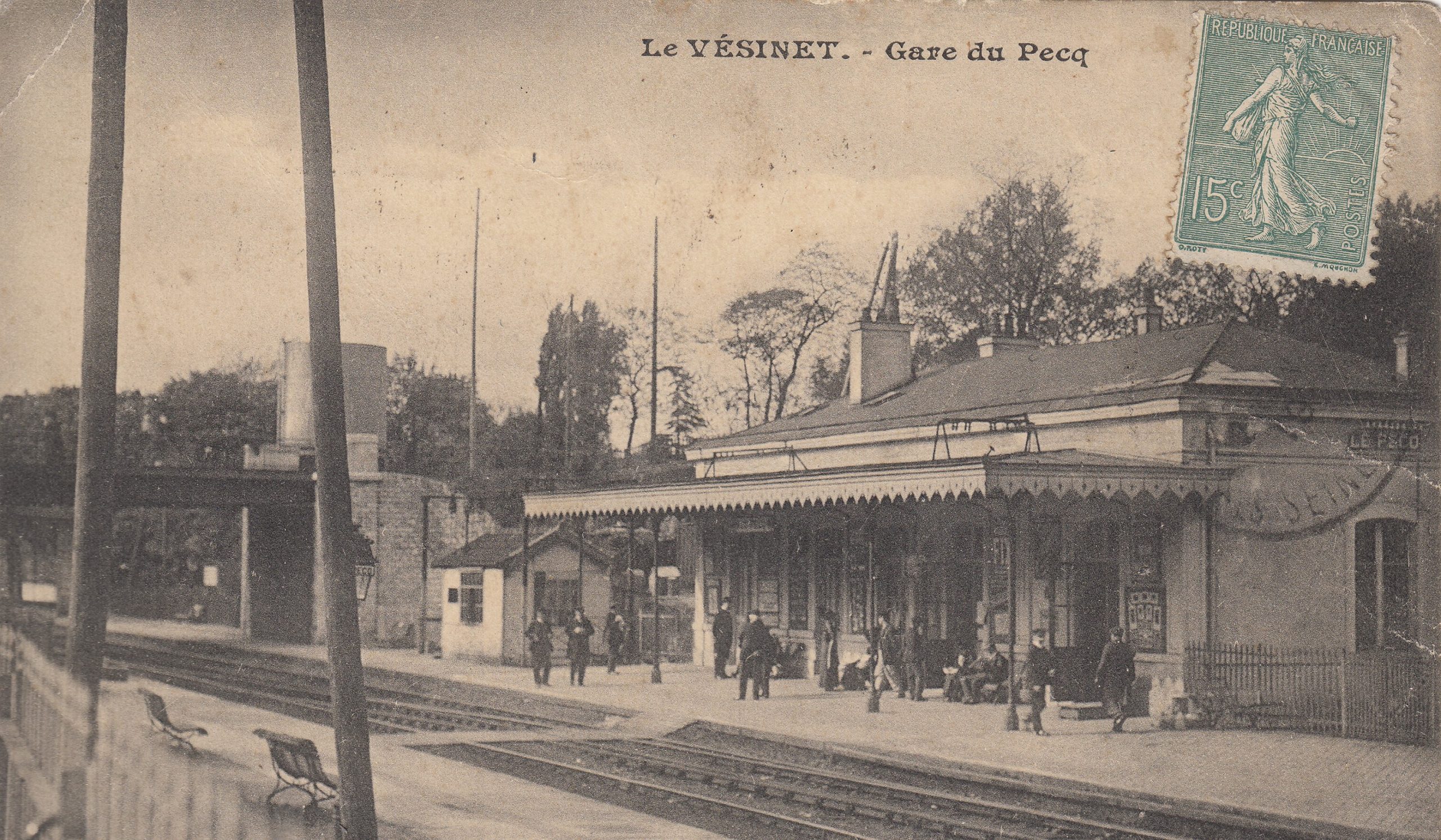 La Première Gare du Vésinet – Autrefois Le Vésinet